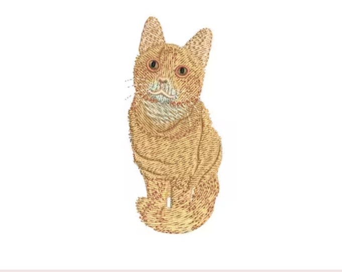 Ginger Cat Embroidery Design. Design for Embroidery Machine. 4.3/5.1 ...