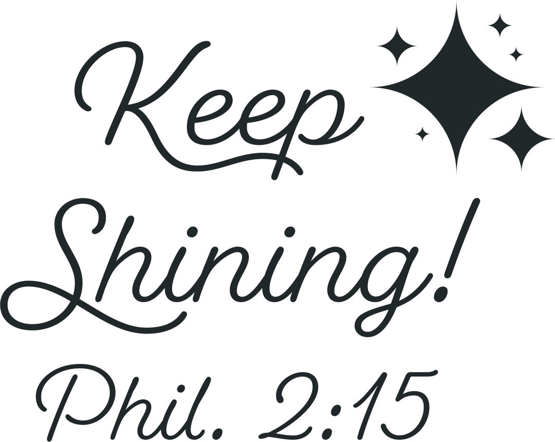 Keep Shining With Stars, SVG, Circut - Etsy