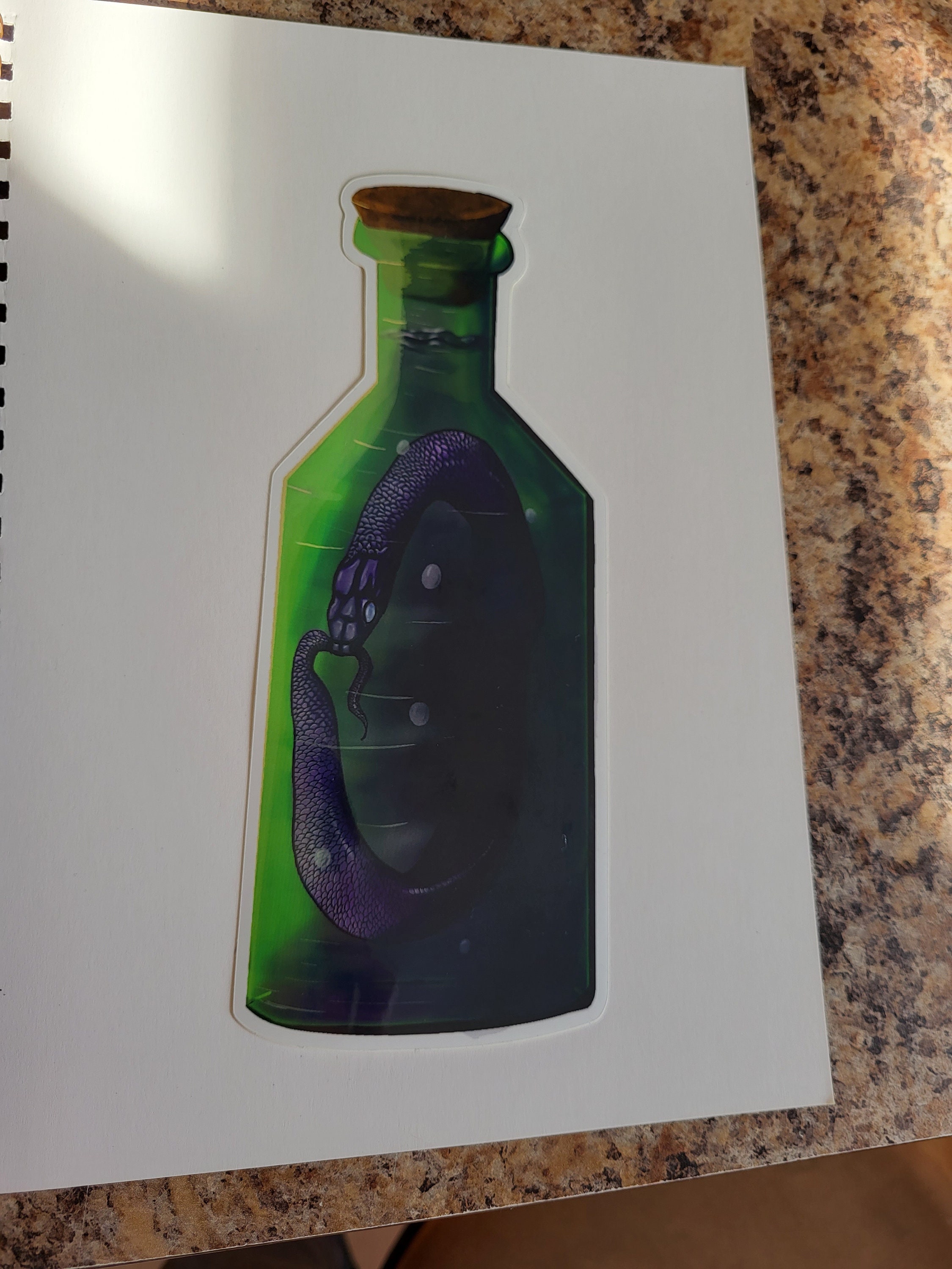 Snake Oil Vinyl Sticker - Etsy