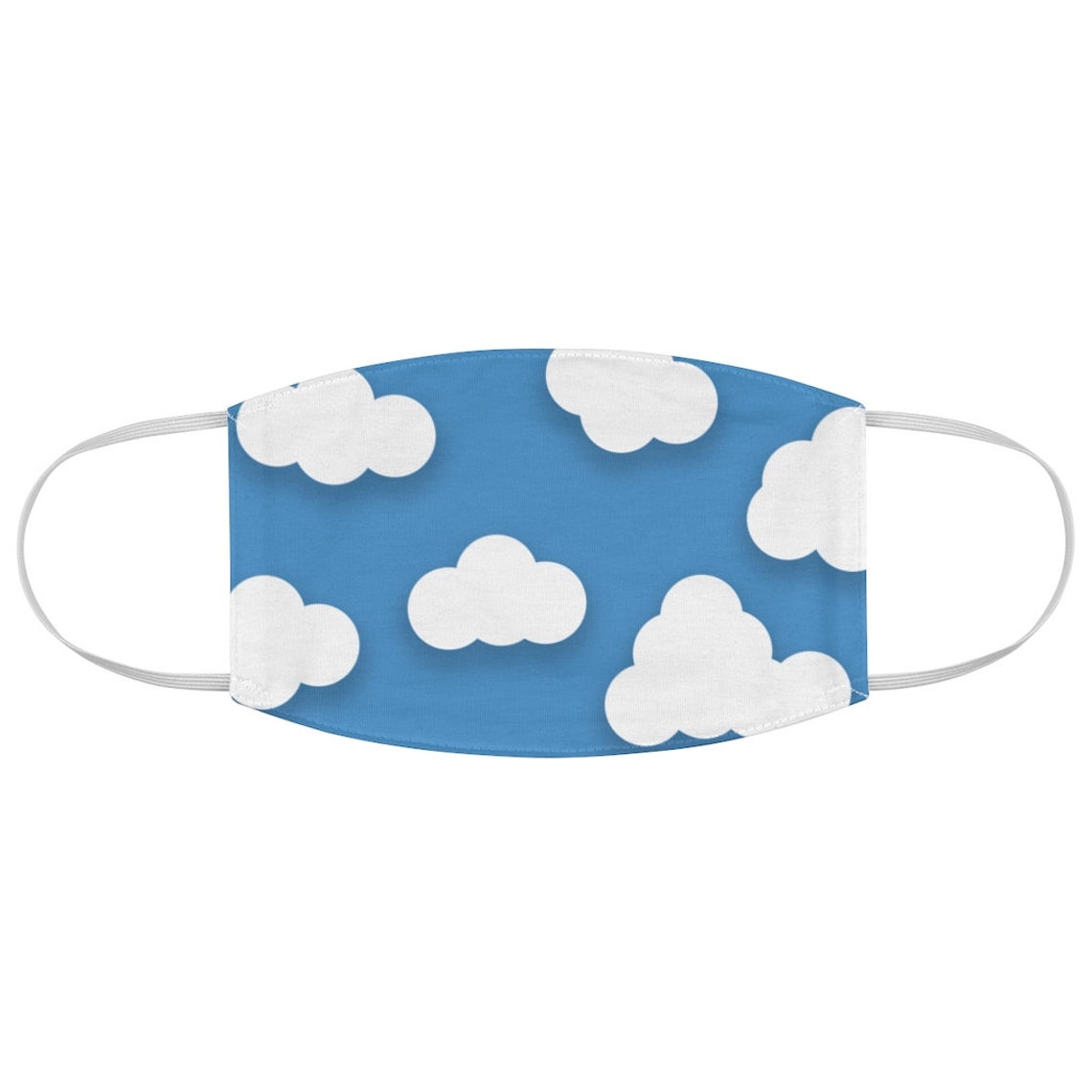 Clouds Face Mask Cloud Face Mask Puffy White Clouds Mask | Etsy