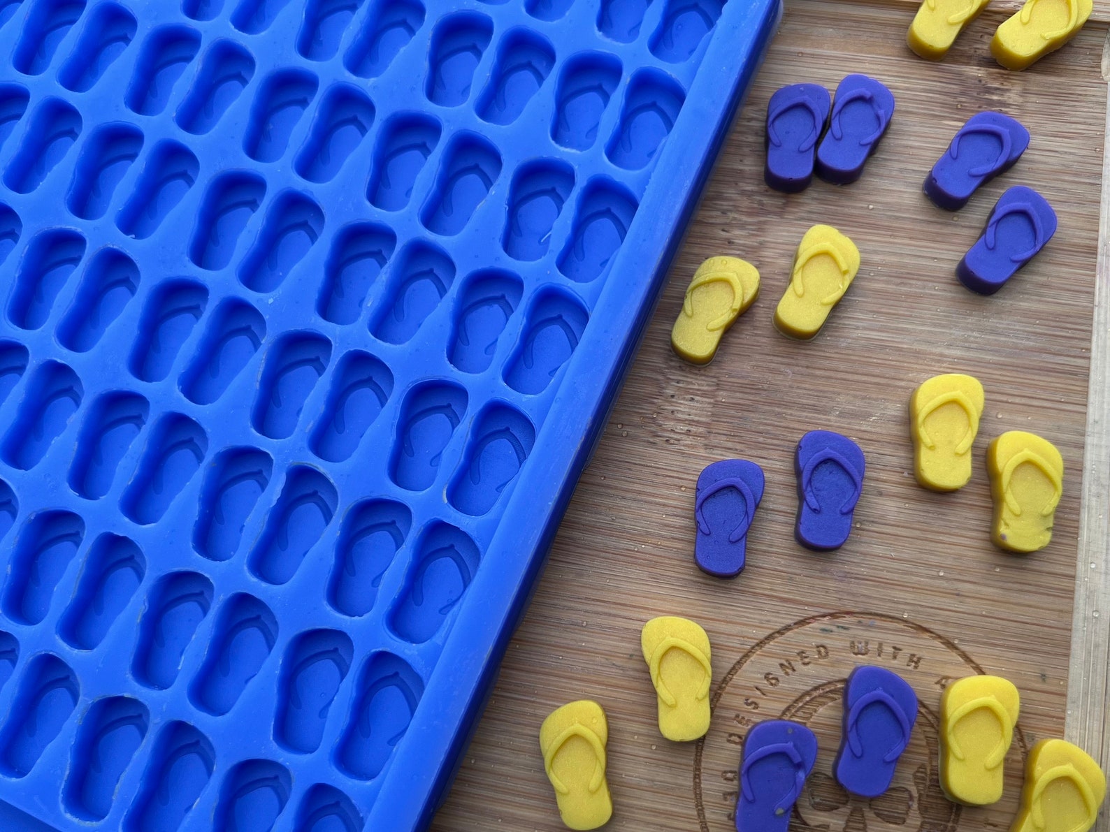 Flip Flop Silicone Mold Scoopie Wax Melt Silicone Mould for Wax, Resin ...