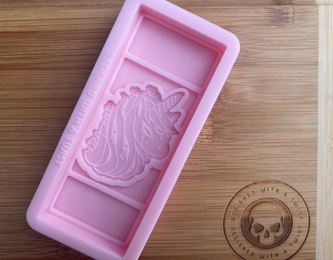 Zombie Unicorn Snapbar Silicone Mold for Resin. Wax Melt Silicone Mould ...