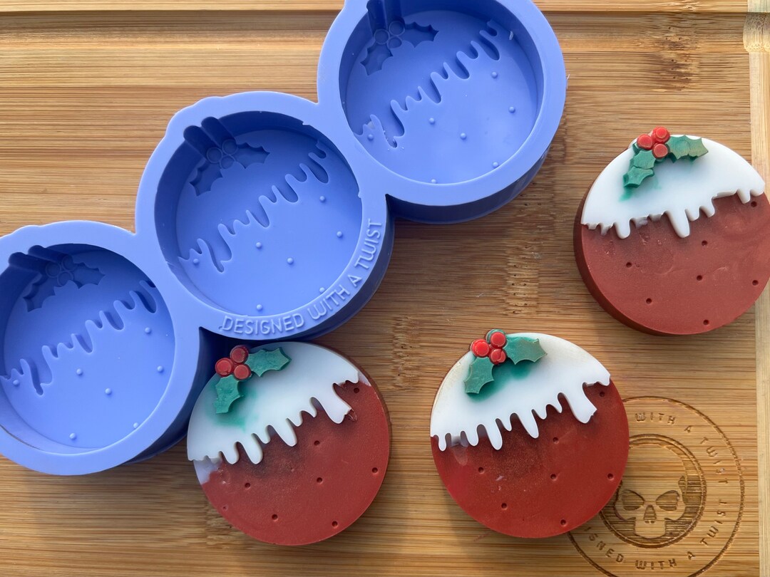 Christmas Pudding Wax Melt Silicone Mold for Resin. Pudding Wax Melt ...