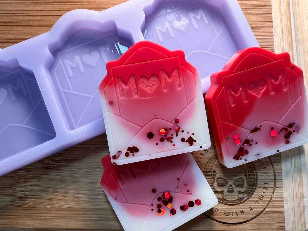 Mothers Day Envelope Wax Melt Silicone Mold for Wax. Envelope Wax Melt ...