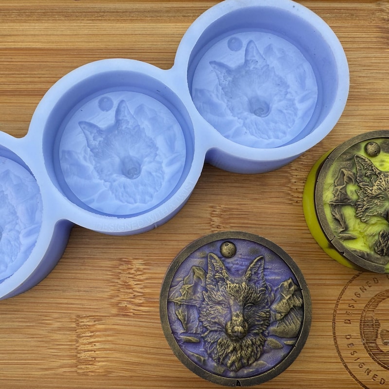 Wolf Silicone Mold - Etsy UK