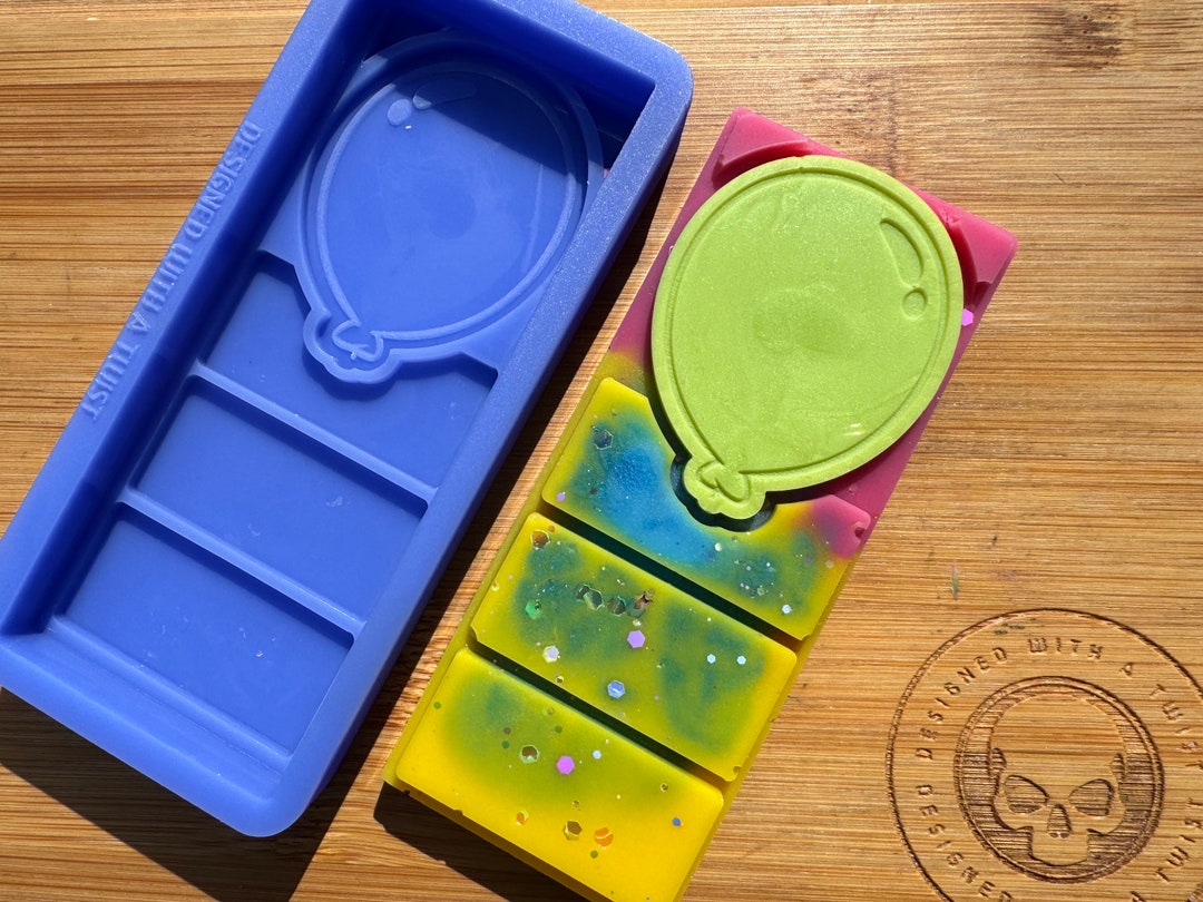 Silicone Mold Balloon Snapbar Wax Melt Silicone Mould for Wax, Resin ...