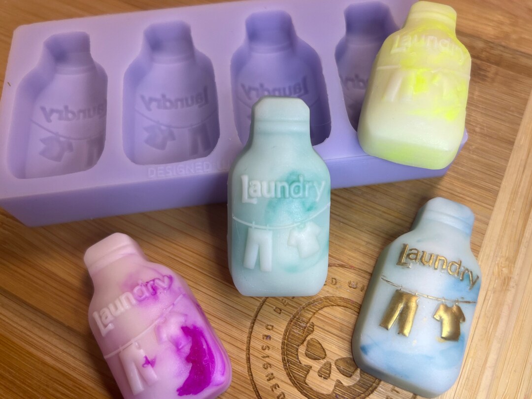 Laundry Bottle Wax Melt Silicone Mold for Wax. Laundry Wax Melt ...