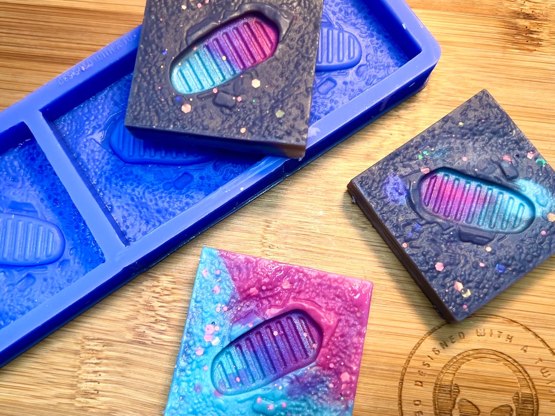 Foot Print on the Moon Silicone Mold for Wax. Celestial Silicone Mould ...