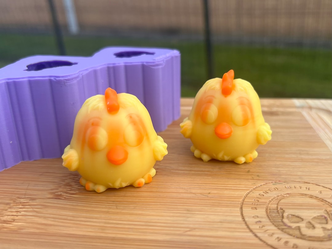 Cute Chick Wax Melt Silicone Mold for Wax. Wax Melt Silicone Mould ...