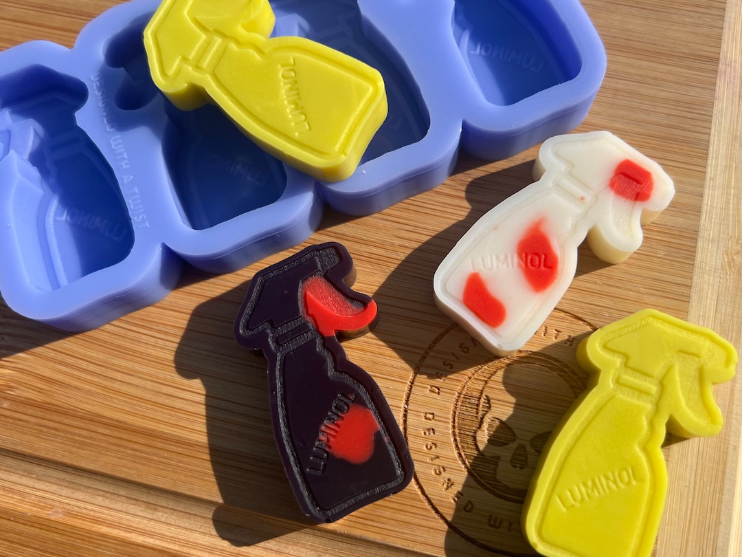 Luminol Spray Bottle Wax Melt Silicone Mold for Wax. Wax Melt Silicone ...