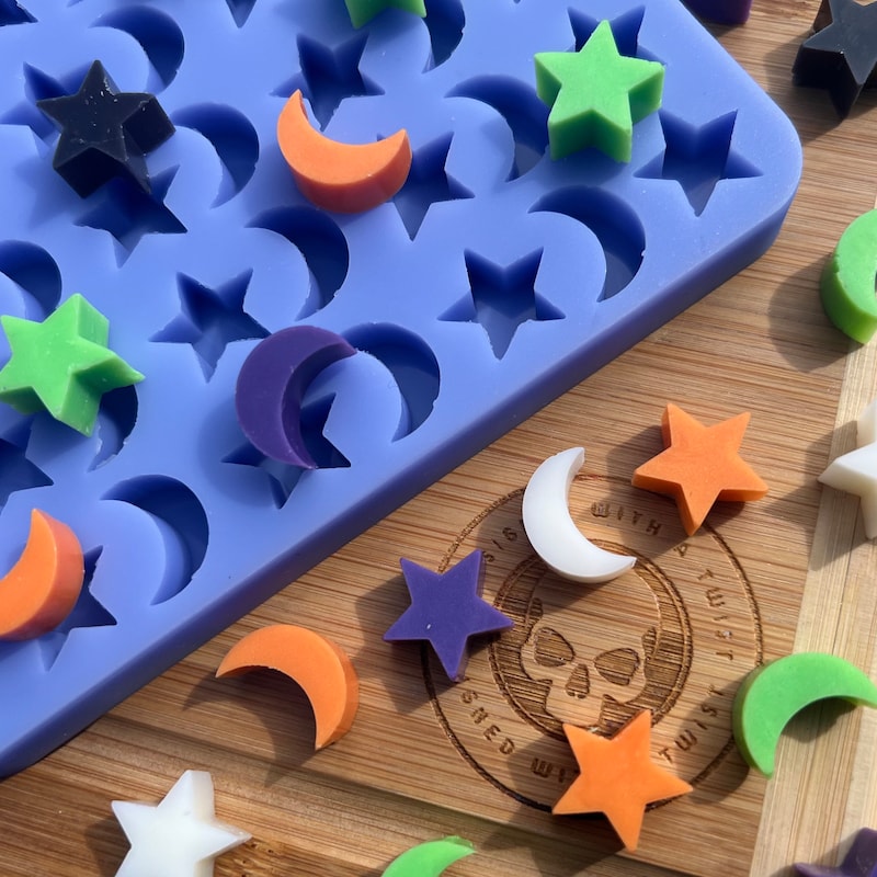 Moon and Stars Mold - Etsy