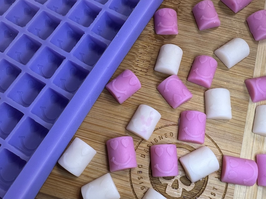 3d Mallow Scrape N Scoop Wax Tray Silicone Mould. Marsh Mallow Wax Melt ...