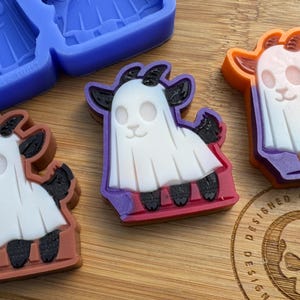 Ghost Goat Silicone Mould for Wax, Resin, Clay, Fondant, Chocolate ...