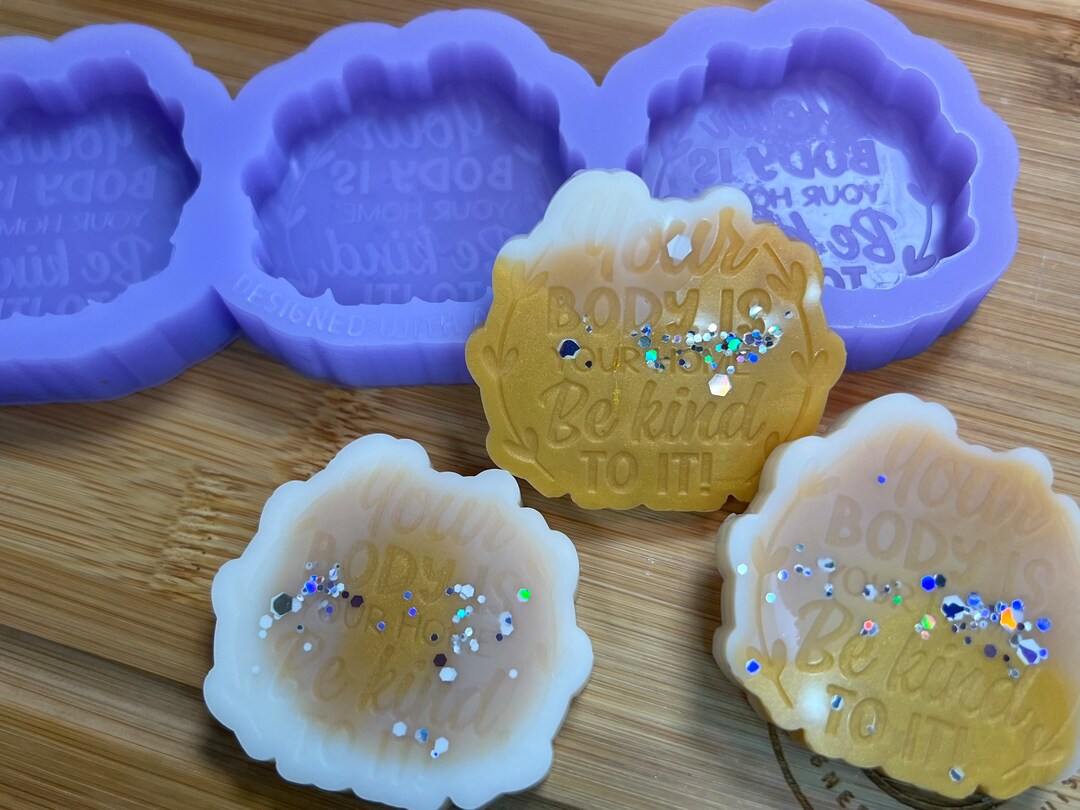 Your Body is Your Home Wax Melt Silicone Mold for Resin. Wax Melt ...