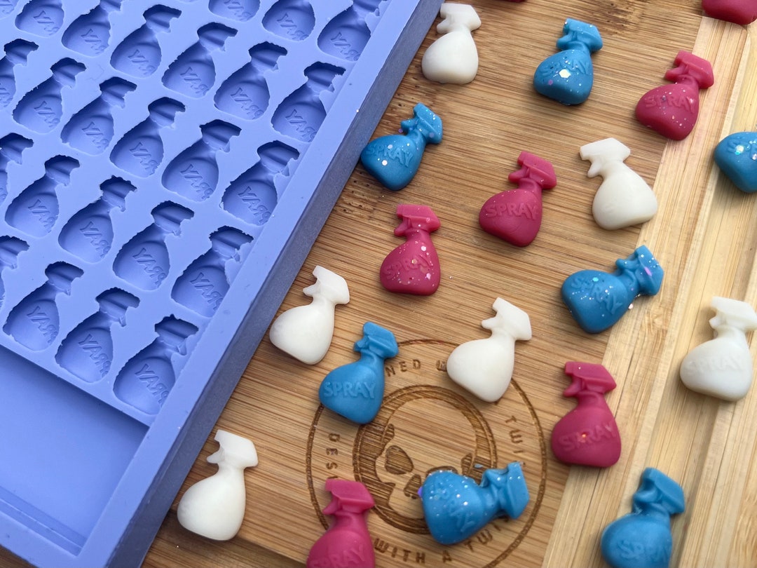 Spray Bottle Scrape N Scoop Wax Tray Silicone Mould. Scoopie Wax Melt Mould. Scoop Wax Mold - Etsy