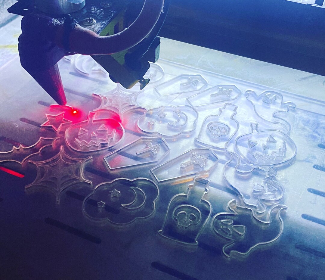 Custom Acrylic Blanks Cut and Engrave for Silicone Mold and Resin Craft ...