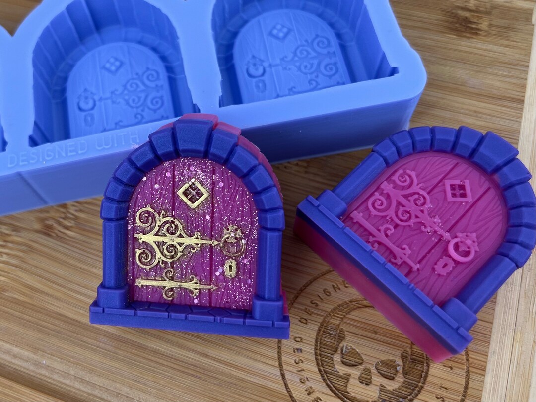 3d Fairy Door Wax Melt Silicone Mold for Wax. Fairy Door Wax Melt ...