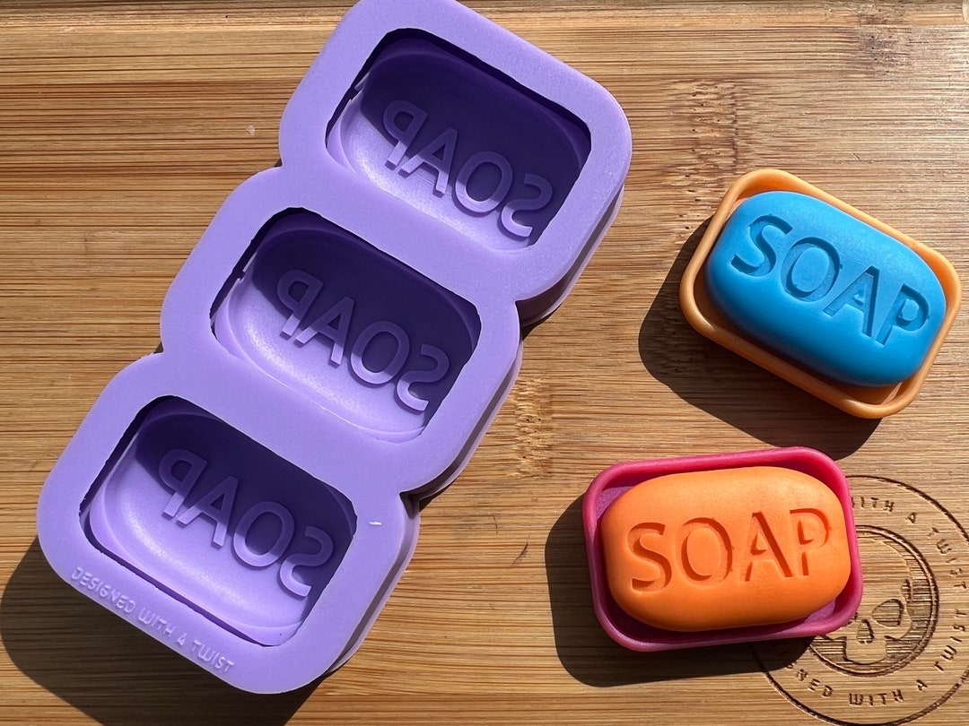 Soap Tray Silicone Mould for Wax, Resin, Clay, Fondant, Chocolate ...