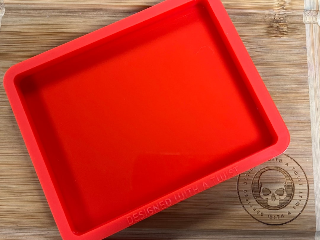 Plain Mini Slab Silicone Mold for Wax. Slab Wax Melt Silicone Mould. - Etsy