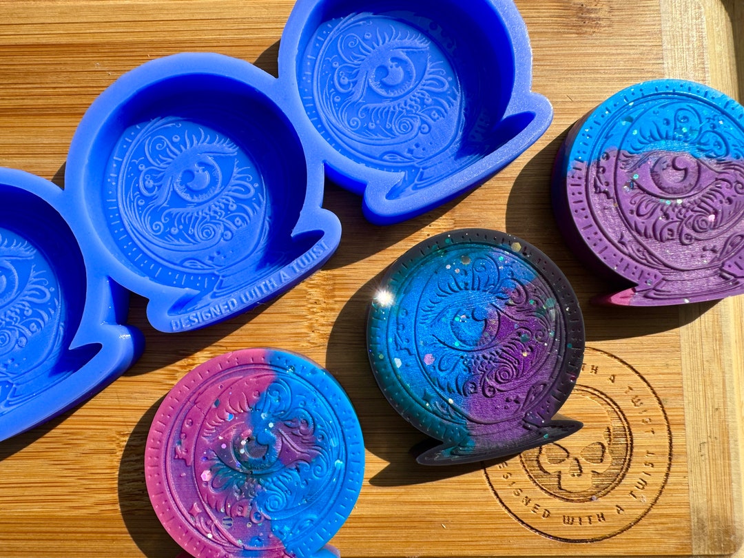 Silicone Mold Evil Eye Crystal Ball Wax Melt Silicone Mould for Wax ...
