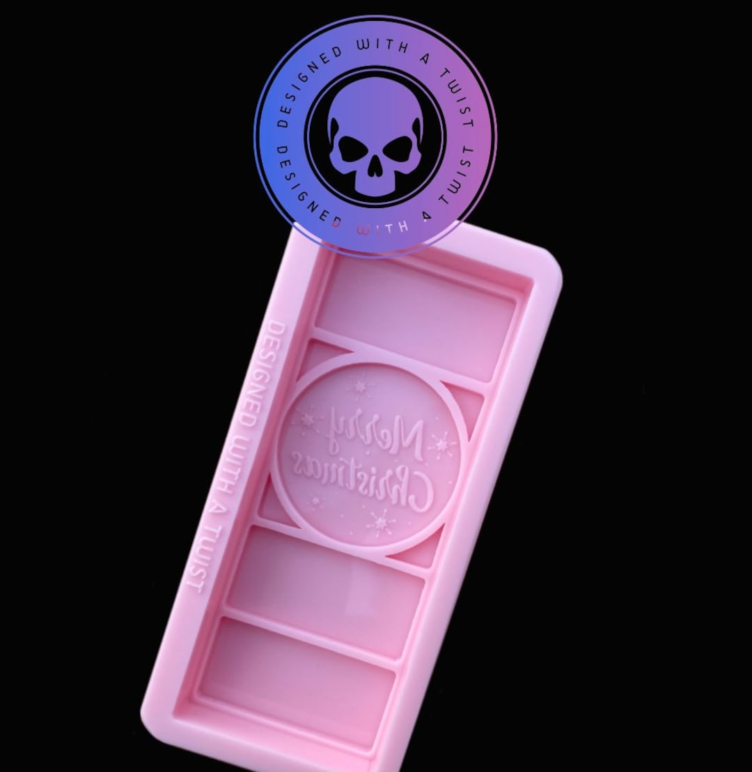 Personalized Silicone Snap Bar Mold for Custom Wax Melts - Bespoke ...
