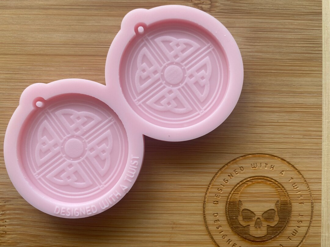 Shield Knot Earring Silicone Mold. Norse Viking Earring Mold. Silicone ...