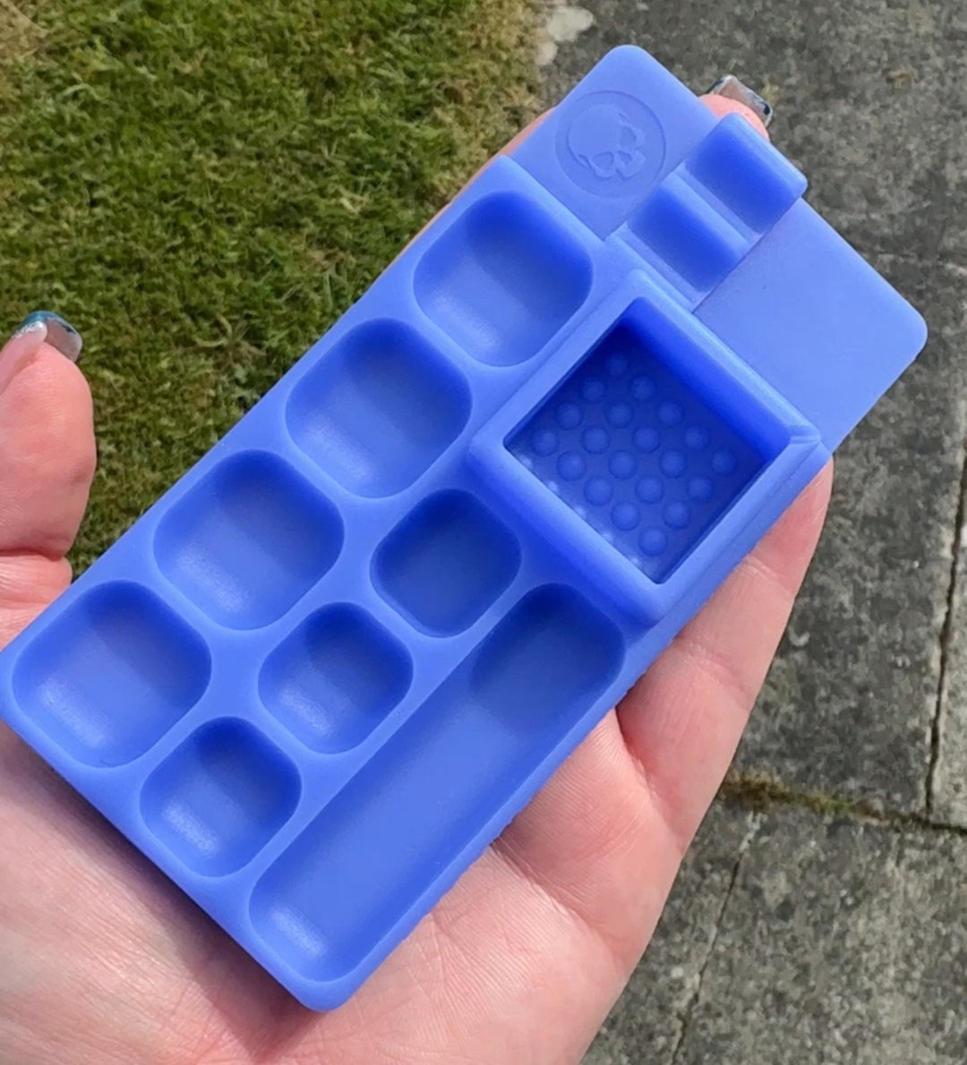Silicone Paint Palette. Craftpal Washable Reusable Silicone Mat for ...