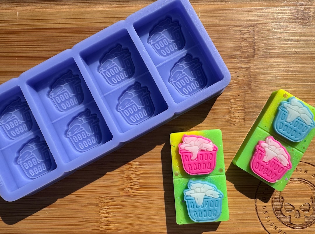 Laundry Basket Hoba Silicone Mould for Wax, Resin, Clay, Fondant ...