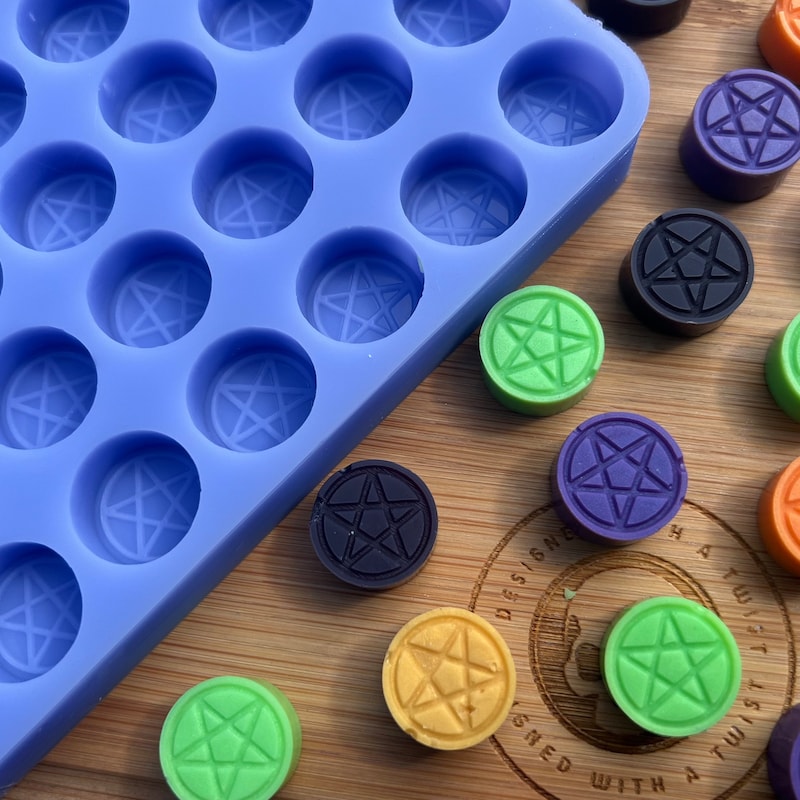 Pentagram Wax Melt Molds - Etsy