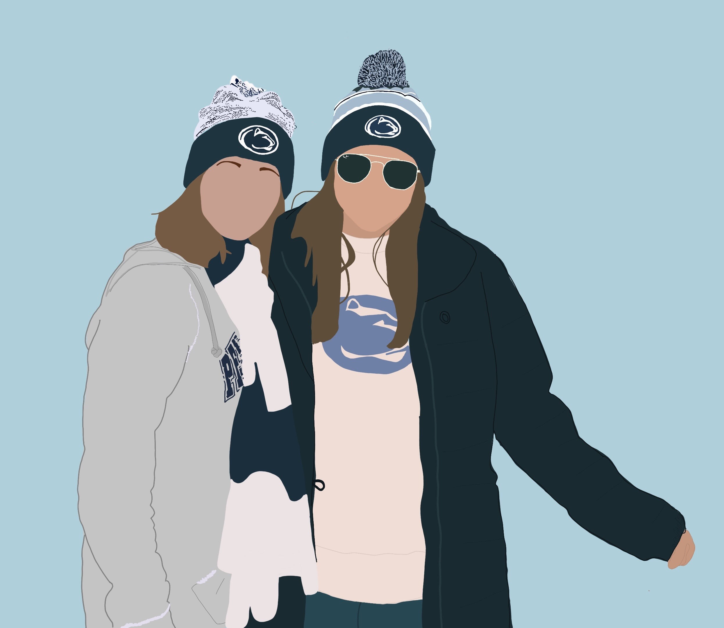 Detailed Custom Digital Illustration - Etsy