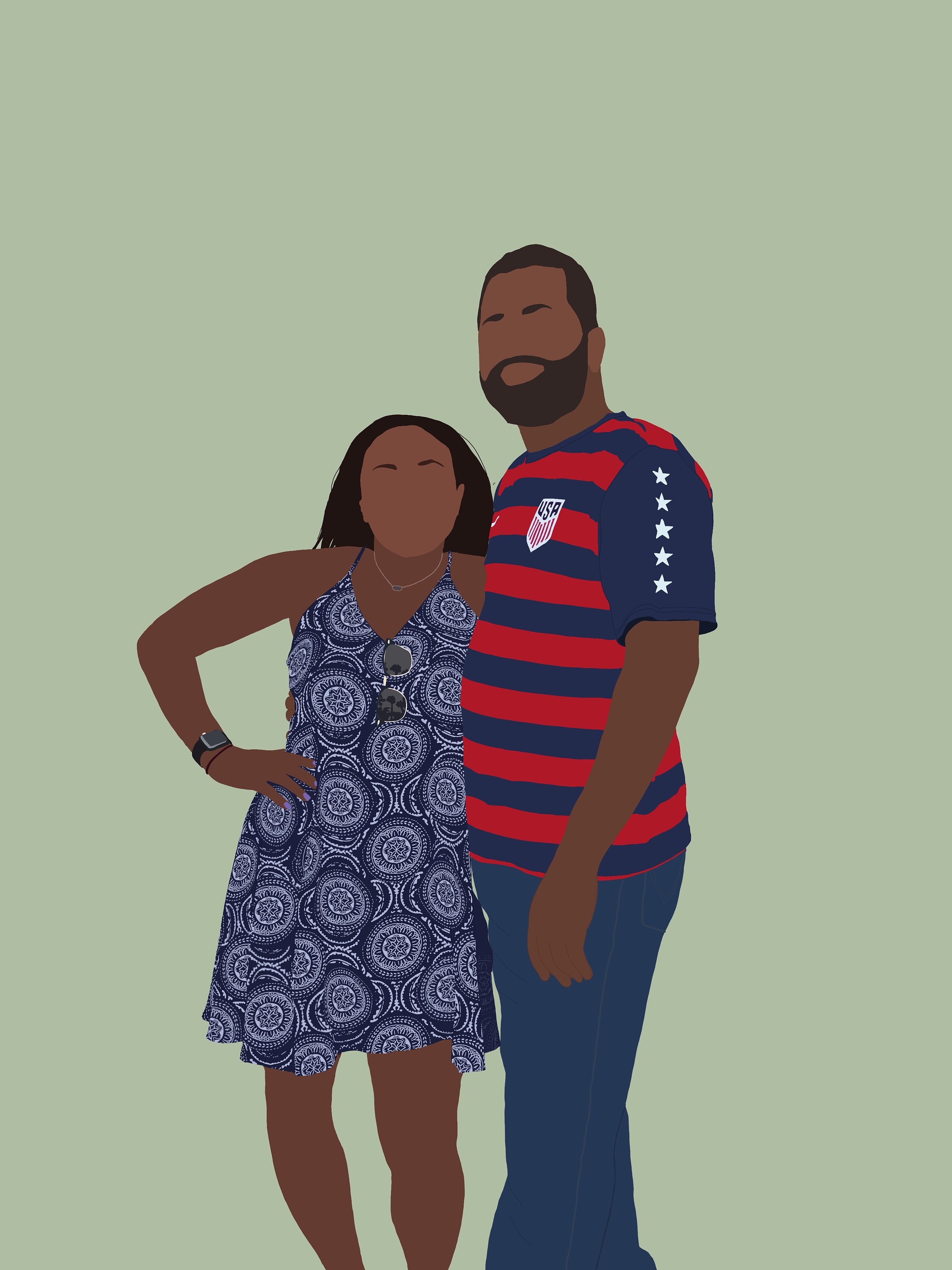 Detailed Custom Digital Illustration - Etsy
