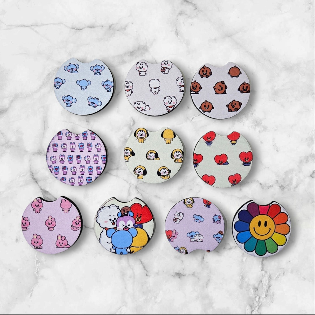 BT21 Car Coaster - Etsy