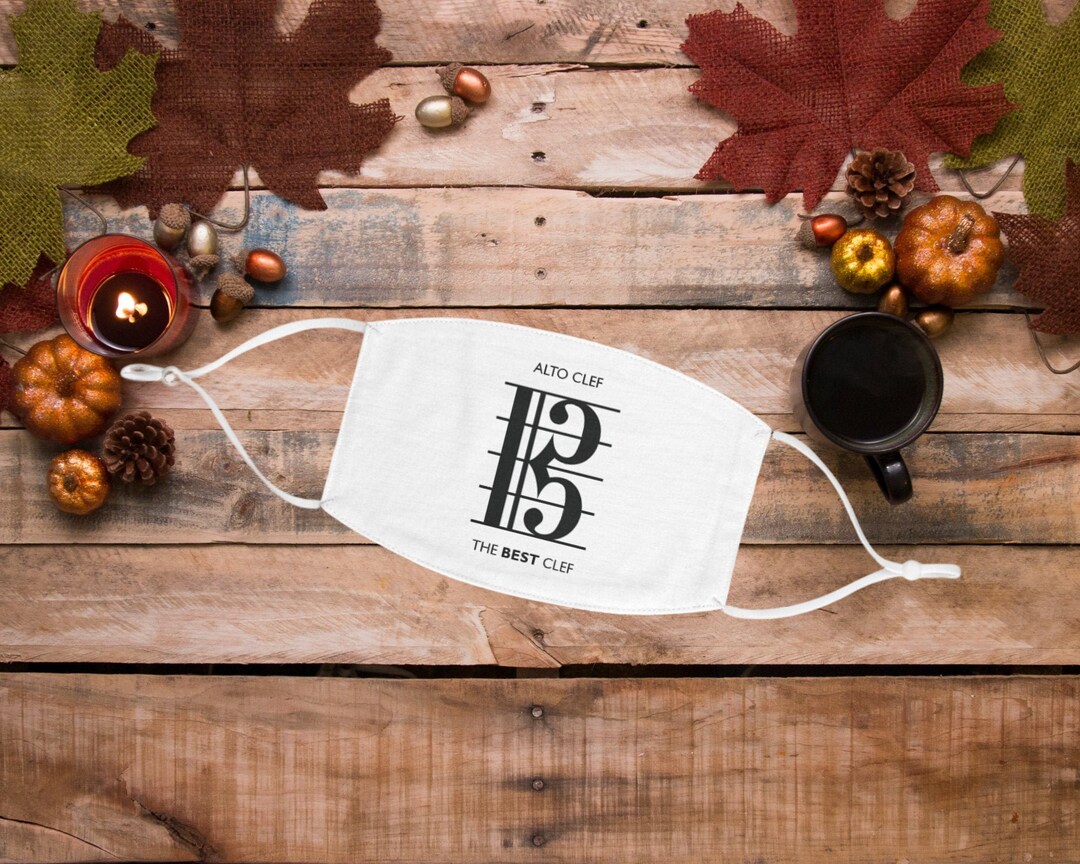 Alto Clef is the Best Clef Music Face Mask |adjustable |reusable ...