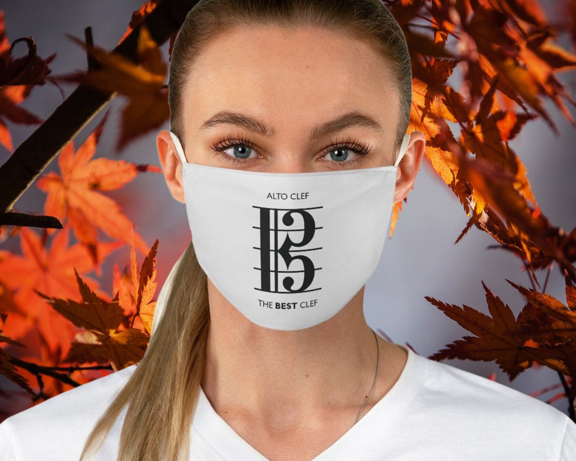 Alto Clef is the Best Clef Music Face Mask |adjustable |reusable ...