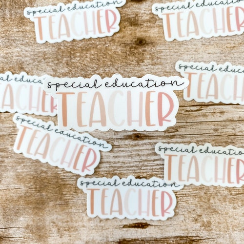 Special Education Teacher Sticker Special Ed Laptop Sticker - Etsy