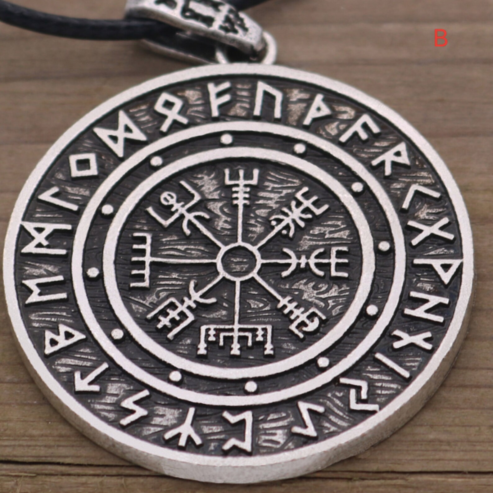 Nordic Rune Necklace Viking Compass Pendant Viking Compass | Etsy UK