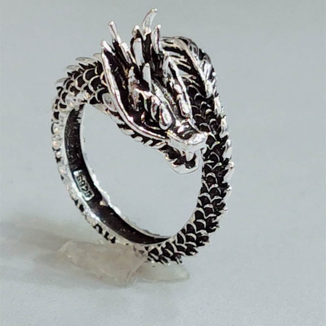 Mythical Dragon Ring, Unisex Dragon Ring, Dragon Jewellery, Dragon ...