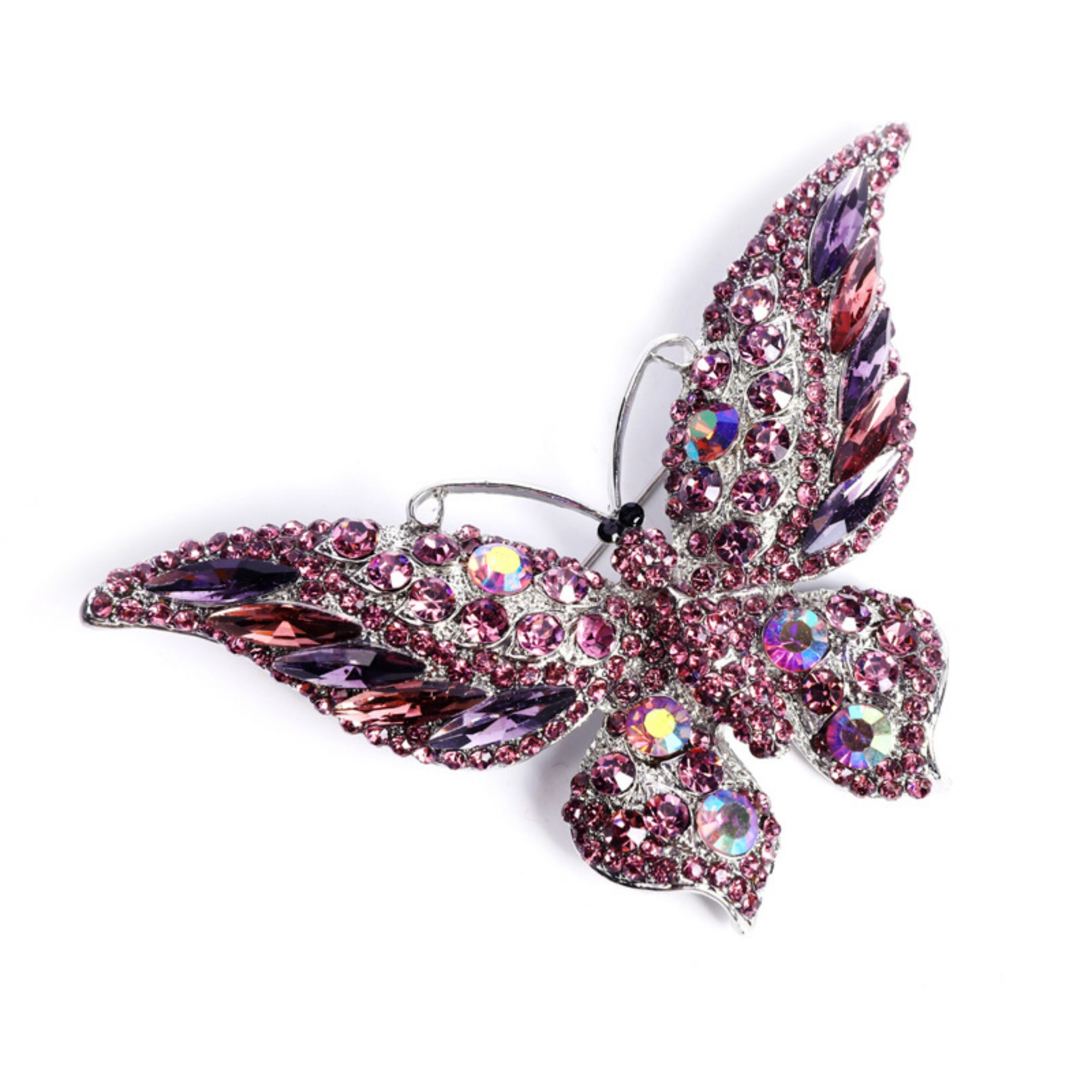 Sparkling Butterfly Brooch Shiny Butterfly Jewellery 21st - Etsy UK