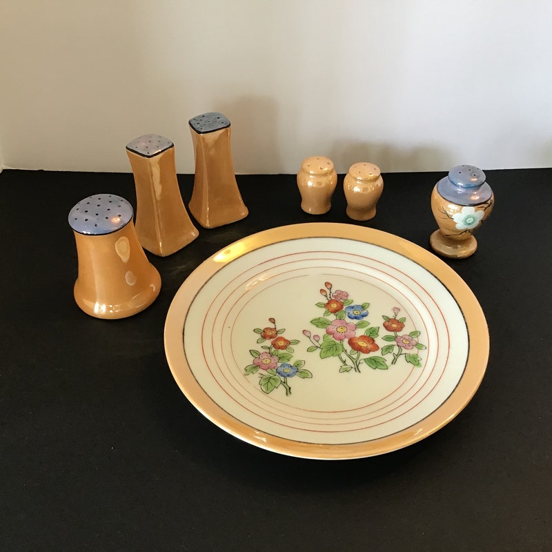 Peach Lusterware - Etsy