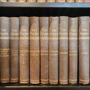 Vintage the Pulpit Commentary Set, Edited by Rev H.D.M Spence & Rev ...