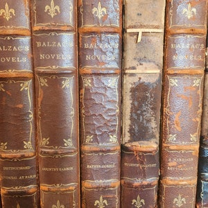 1901 Works of Honoré De Balzac Complete 18 Volume Book Set, Limited ...