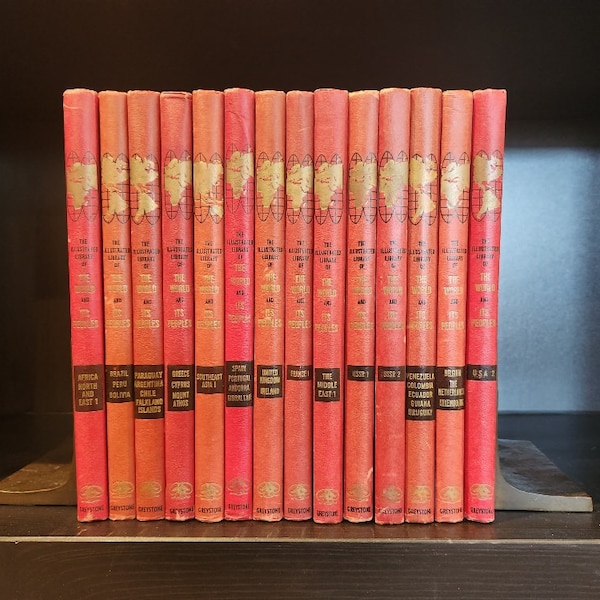 Illustrated Library - Etsy