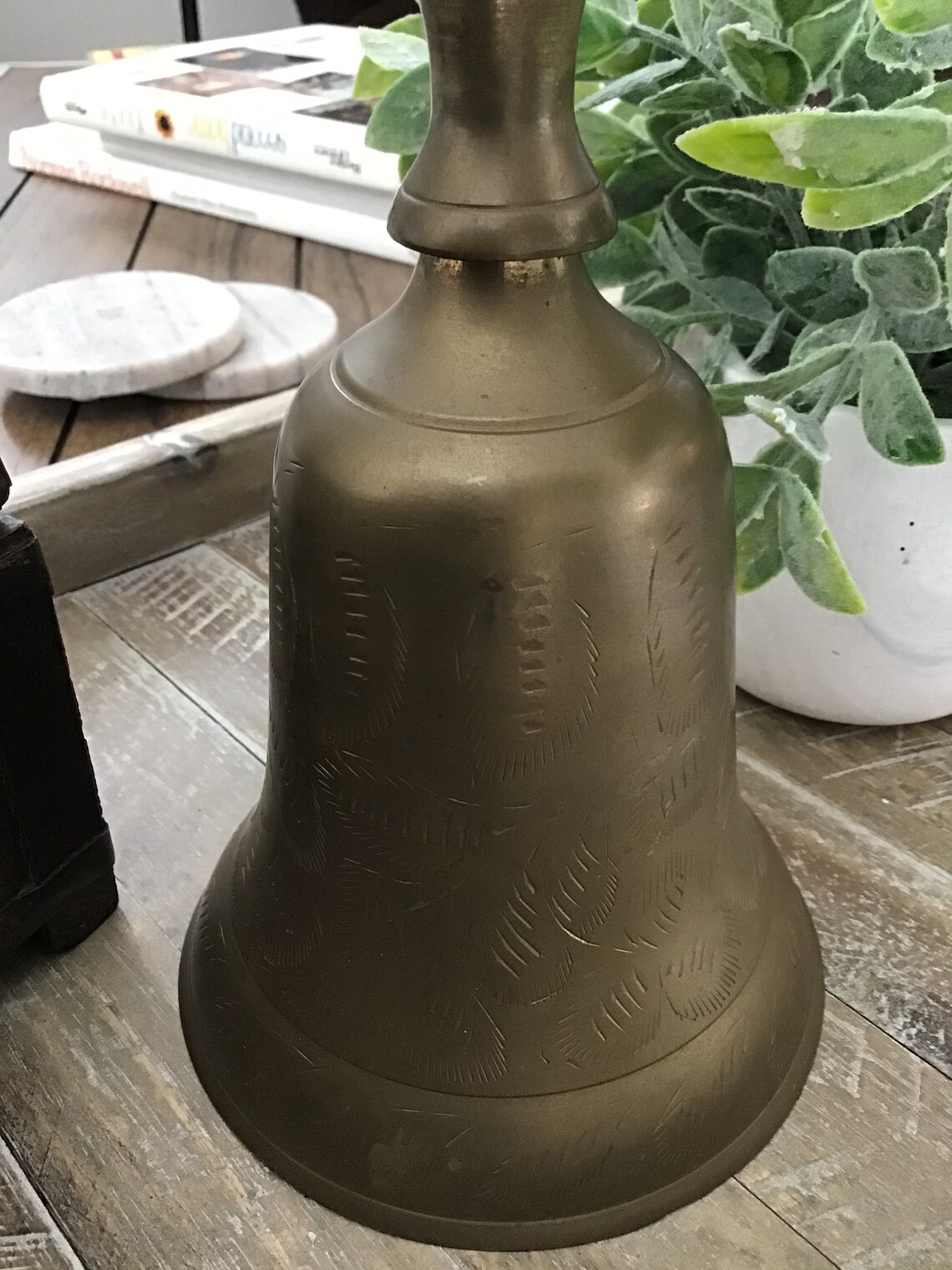 Vintage Brass School Bell Bells of Sarna Large School Bell - Etsy