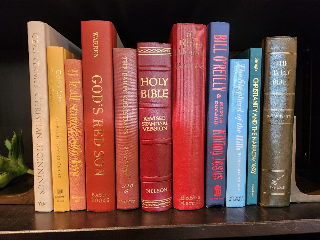 Religious Books, Vintage Bundle of Religious Books, Christian Books ...