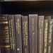 Fill a Bookshelf, Black Books W/ Gold Lettering, Black Books Bundle (28 ...