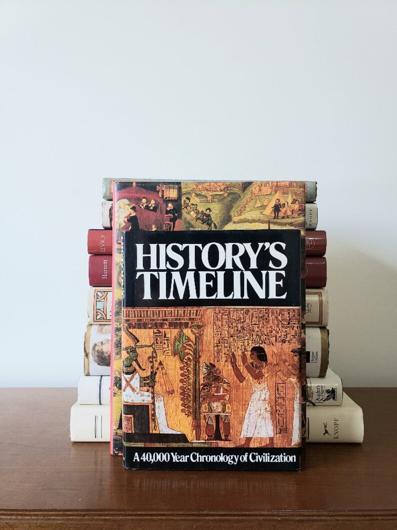 Lot of 10 Vintage History Books, Bundle of 10 Hard Cover Vintage ...