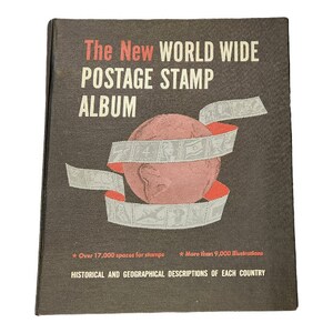 The New World Wide Postage Stamp Album, Stock Book, International ...