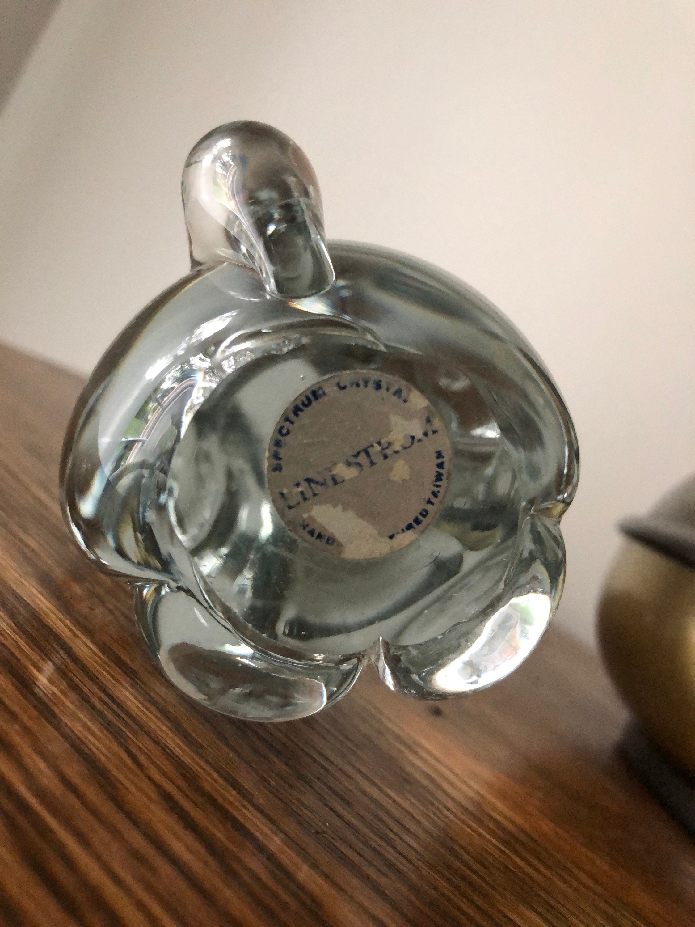 Crystal Hound Dog Figurine by Lindstrom Crysta Spectruml - Etsy