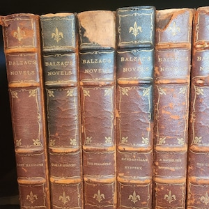 1901 Works of Honoré De Balzac Complete 18 Volume Book Set, Limited ...