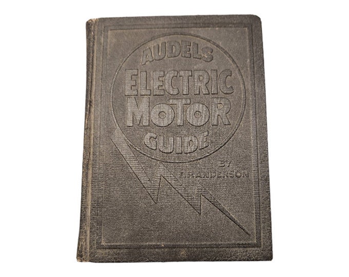 RARE Audels Electric Motor Guide Book, Construction Control, Motor ...